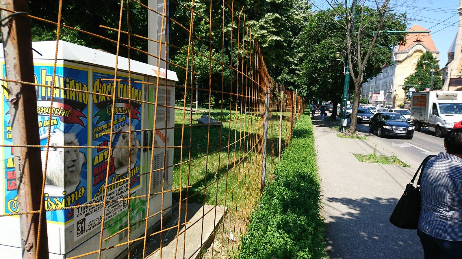 Interzis în Parcul Central! Începe reabilitarea