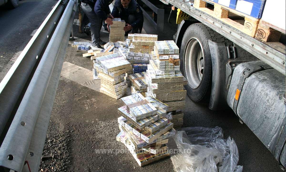 Captură record de tigări de contrabandă, la frontieră. Unde erau ...
