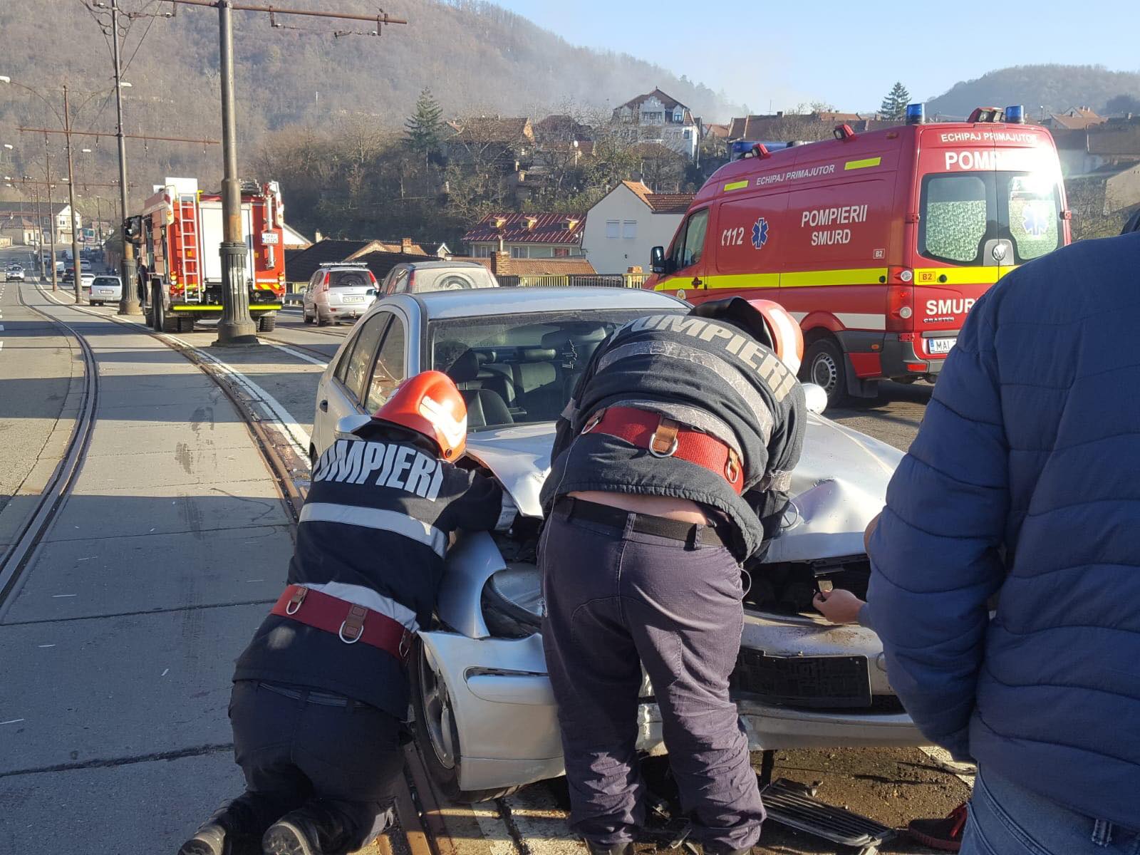 Accident cu o victimă, chiar în fața sediului pompierilor din Banat