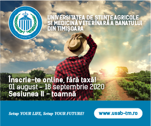 Înscrierile online continuă pentru Sesiunea a doua din toamnă, la USAMVBT