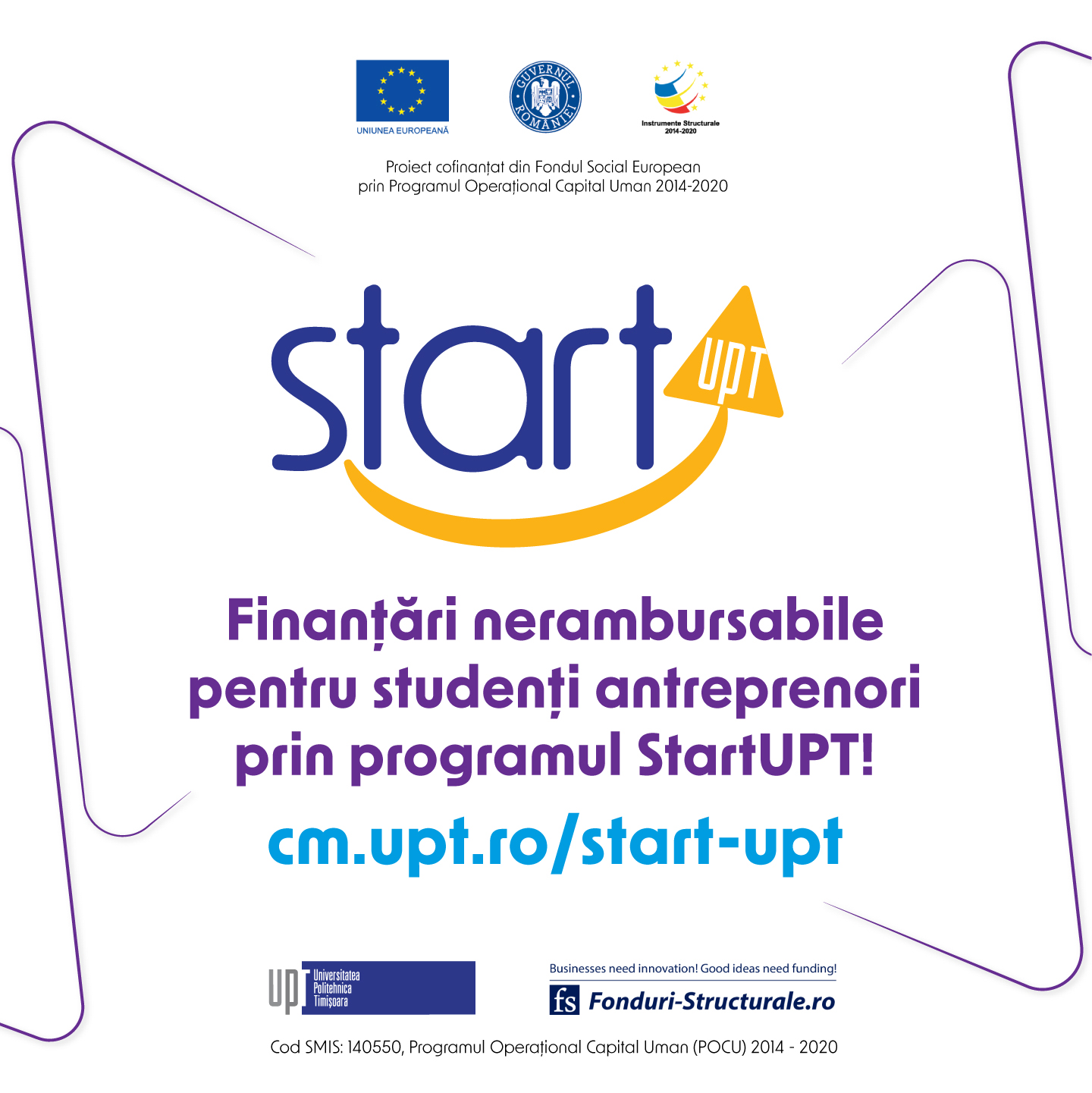 Lansare proiect – StartUPT – Innotech Student