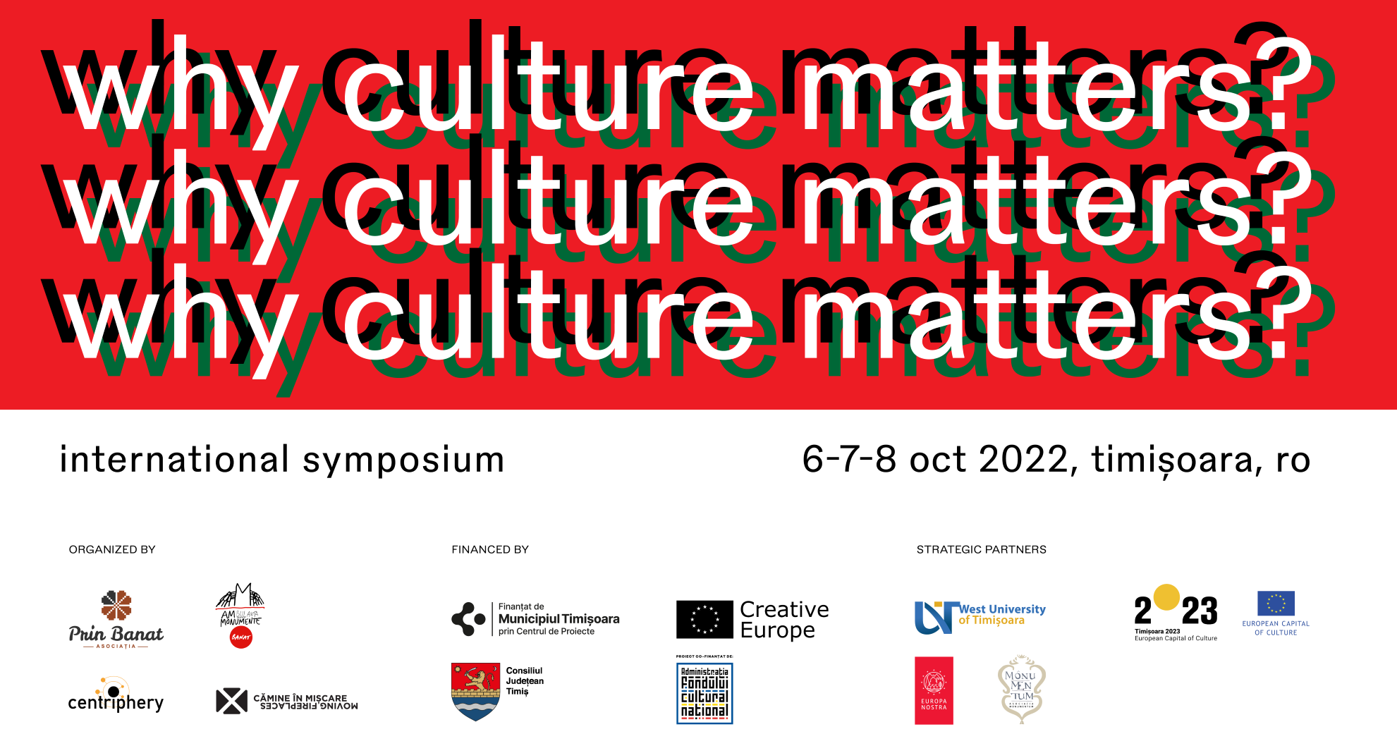 De ce contează cultura? // Why Culture Matters?