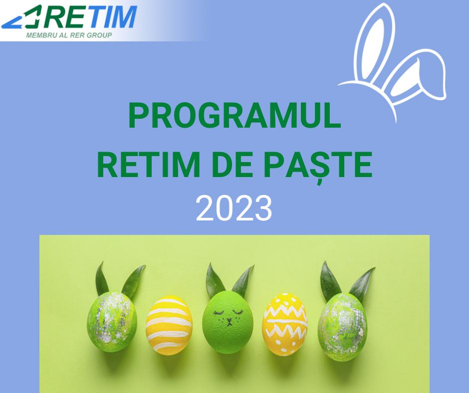 Timiș. Program de lucru pentru 14 și 17 aprilie 2023 „Sărbători Pascale”