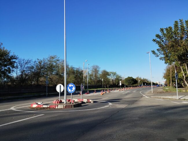 Sensurile giratorii provizorii de la Giroc: două eliminate și două extinse