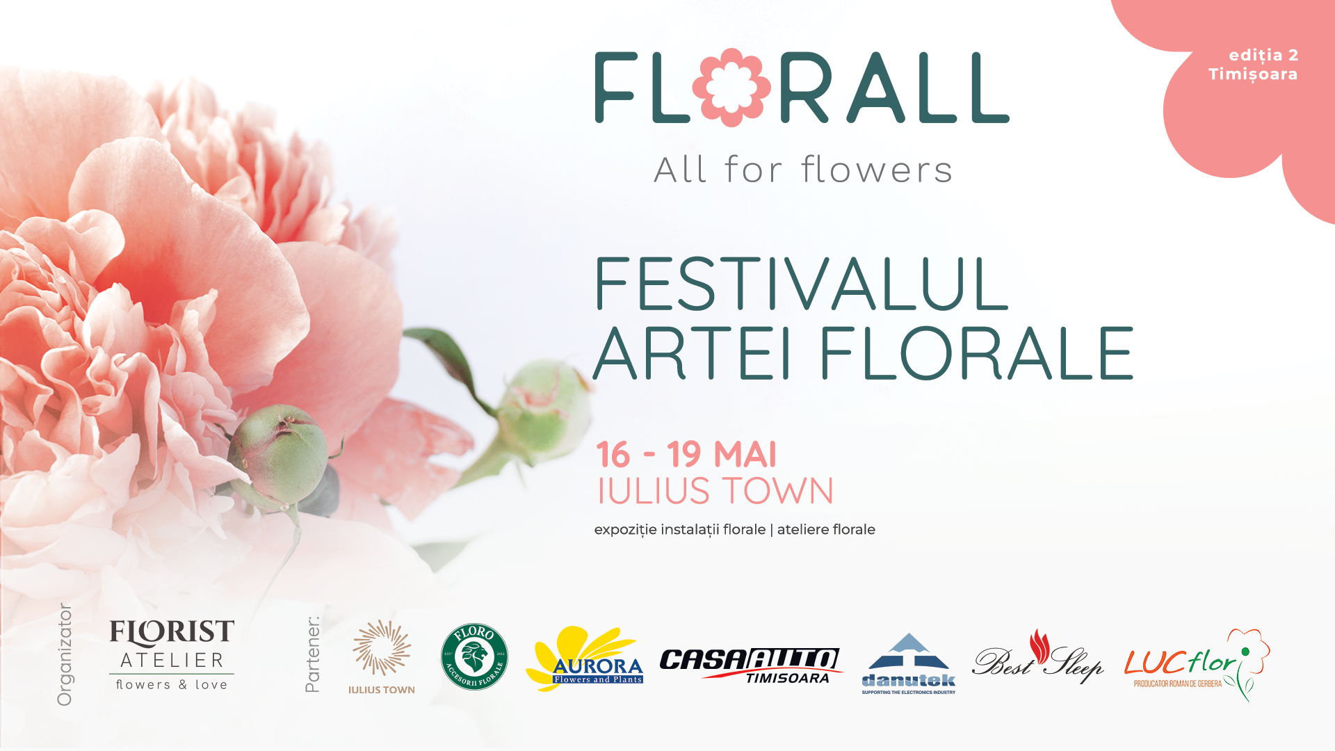 Florall – Festivalul Artei Florale aduce în Iulius Town Timișoara: un ...
